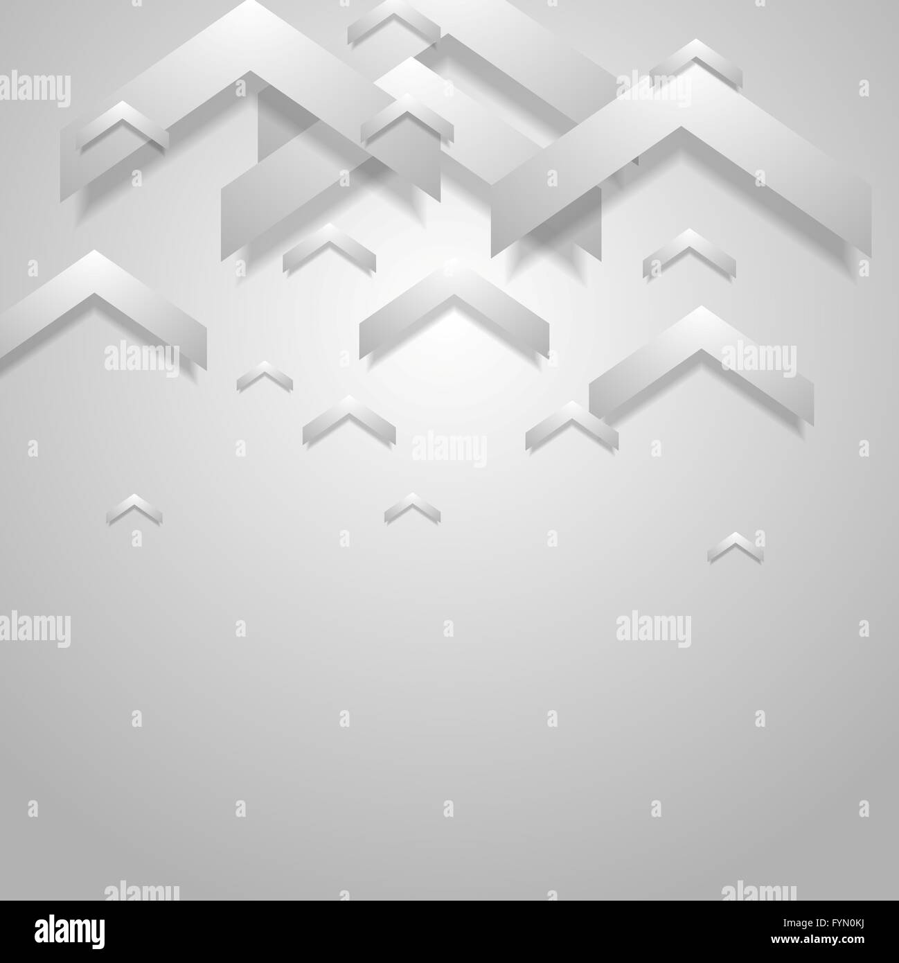 Grey light geometric corporate background with arr Stock Photo - Alamy