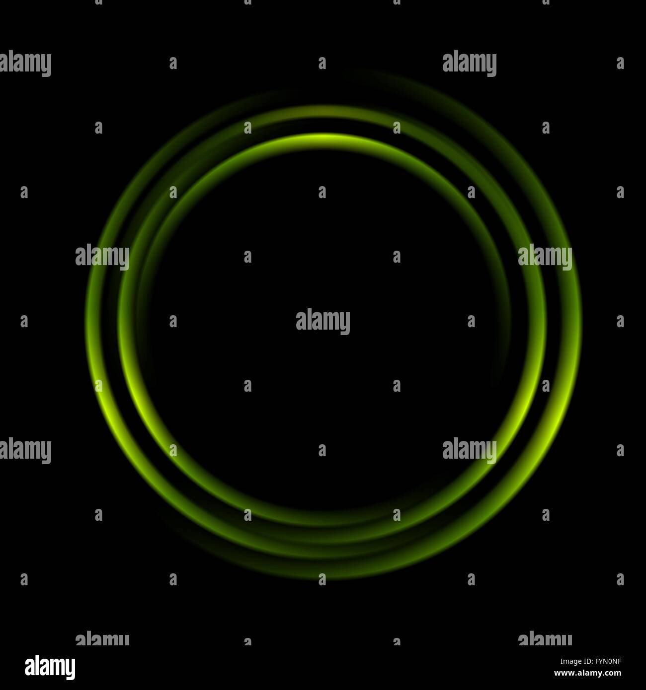 Graphic illustration of abstract green circles log Stock Photo - Alamy