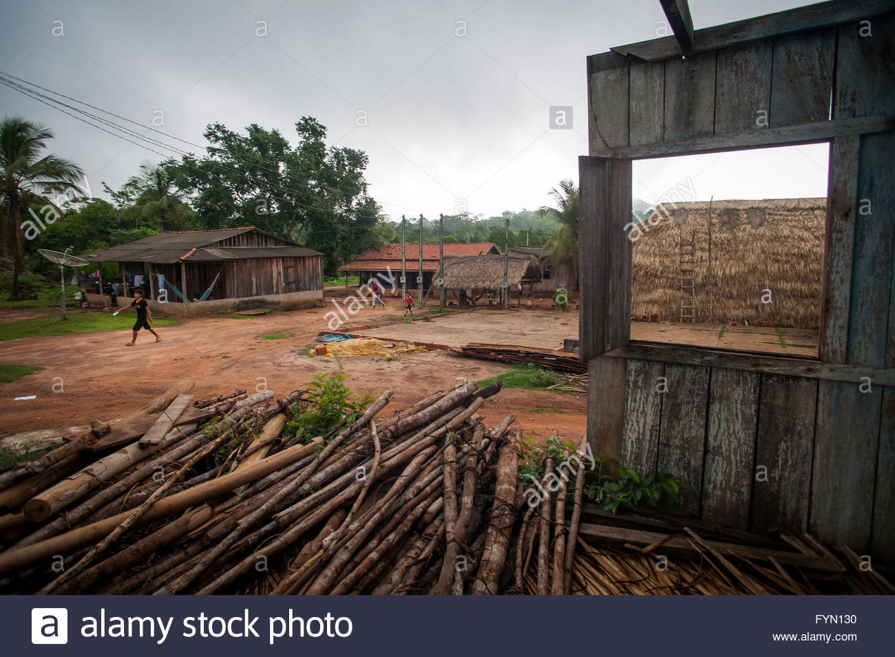 Indigenous Village Amazon Stock Photos & Indigenous Village Amazon ...