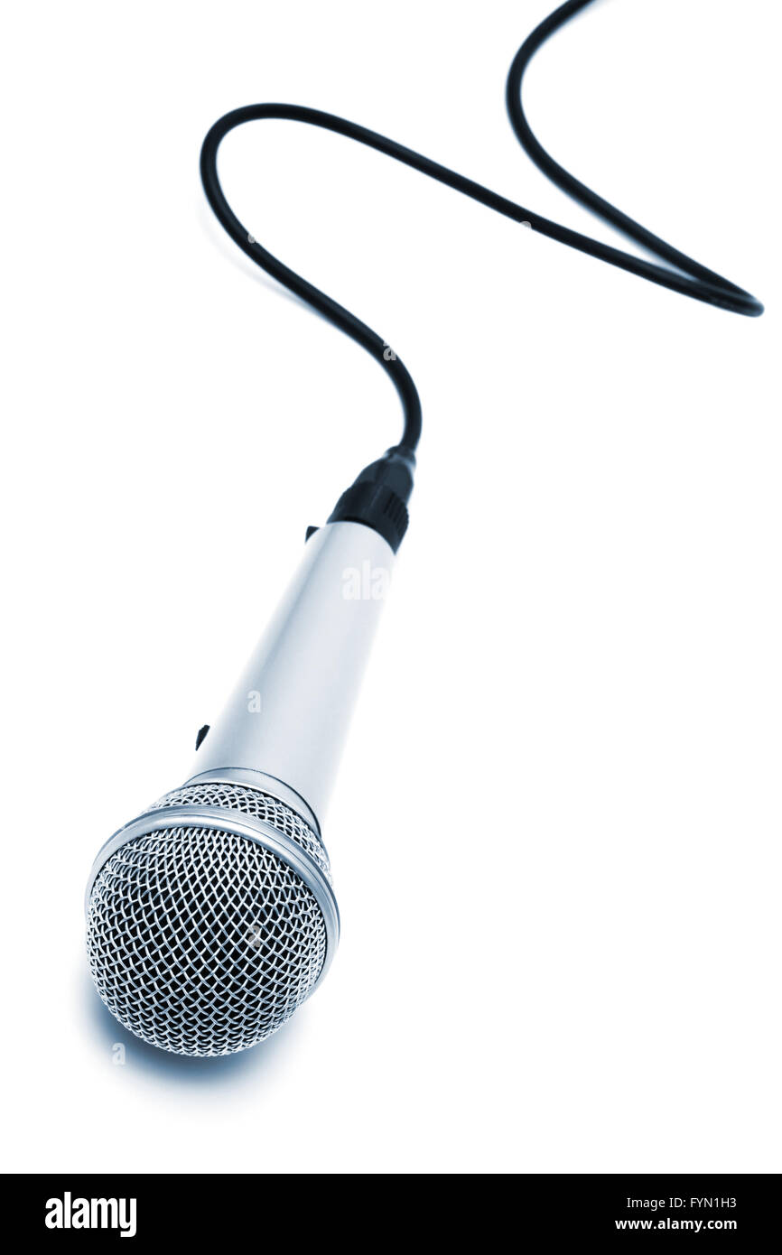 microphone with a cable Stock Photo - Alamy