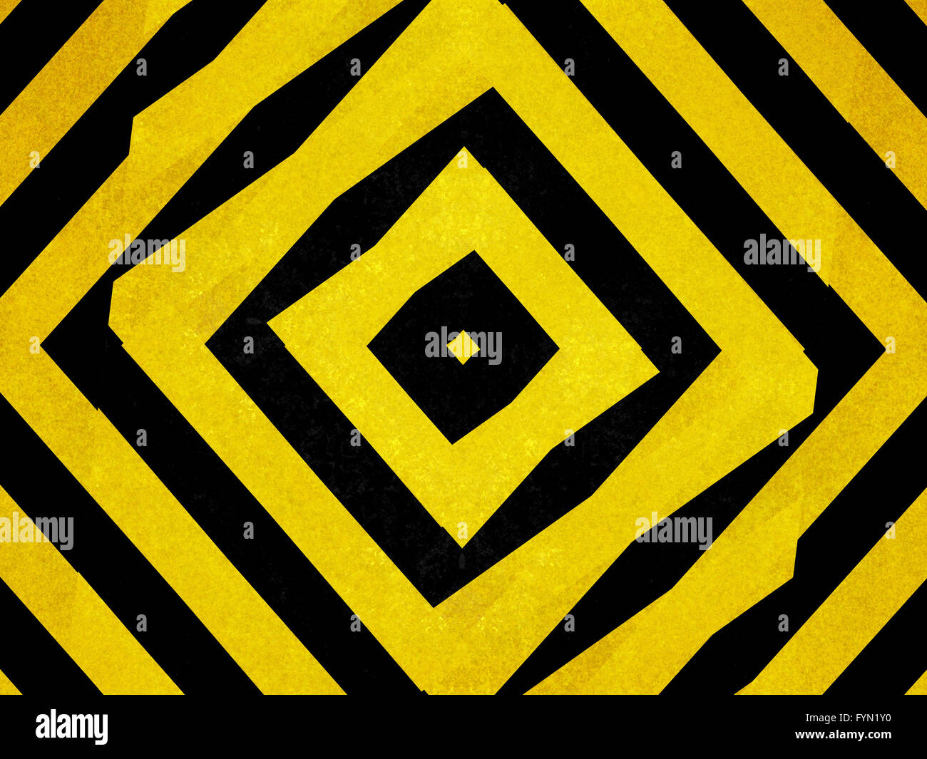 Black and yellow striped diamond shapes Stock Photo - Alamy
