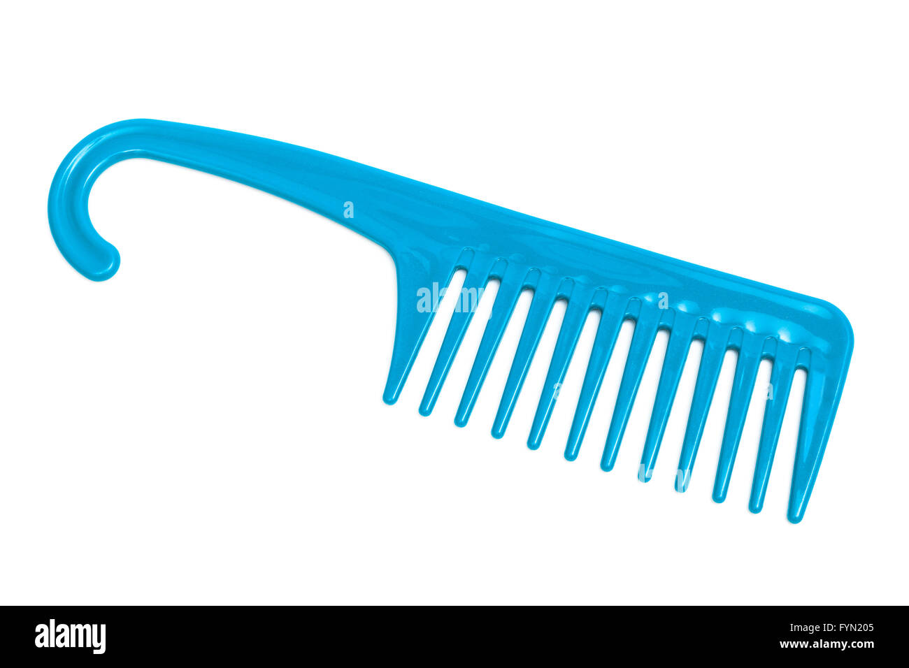 blue comb with handle Stock Photo - Alamy