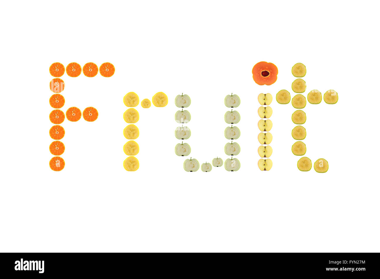 The word fruit hi-res stock photography and images - Alamy