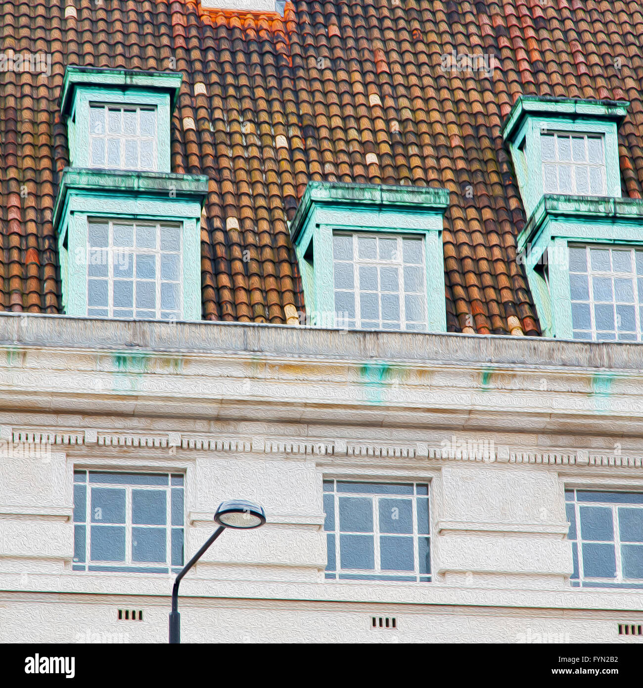 Victorian town england roof hi-res stock photography and images - Alamy
