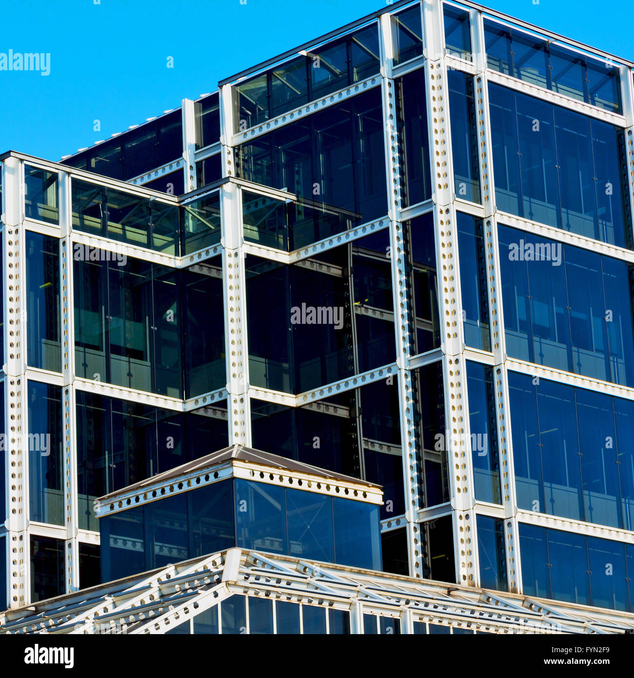 windows in the city of london home and office skyscraper building Stock ...