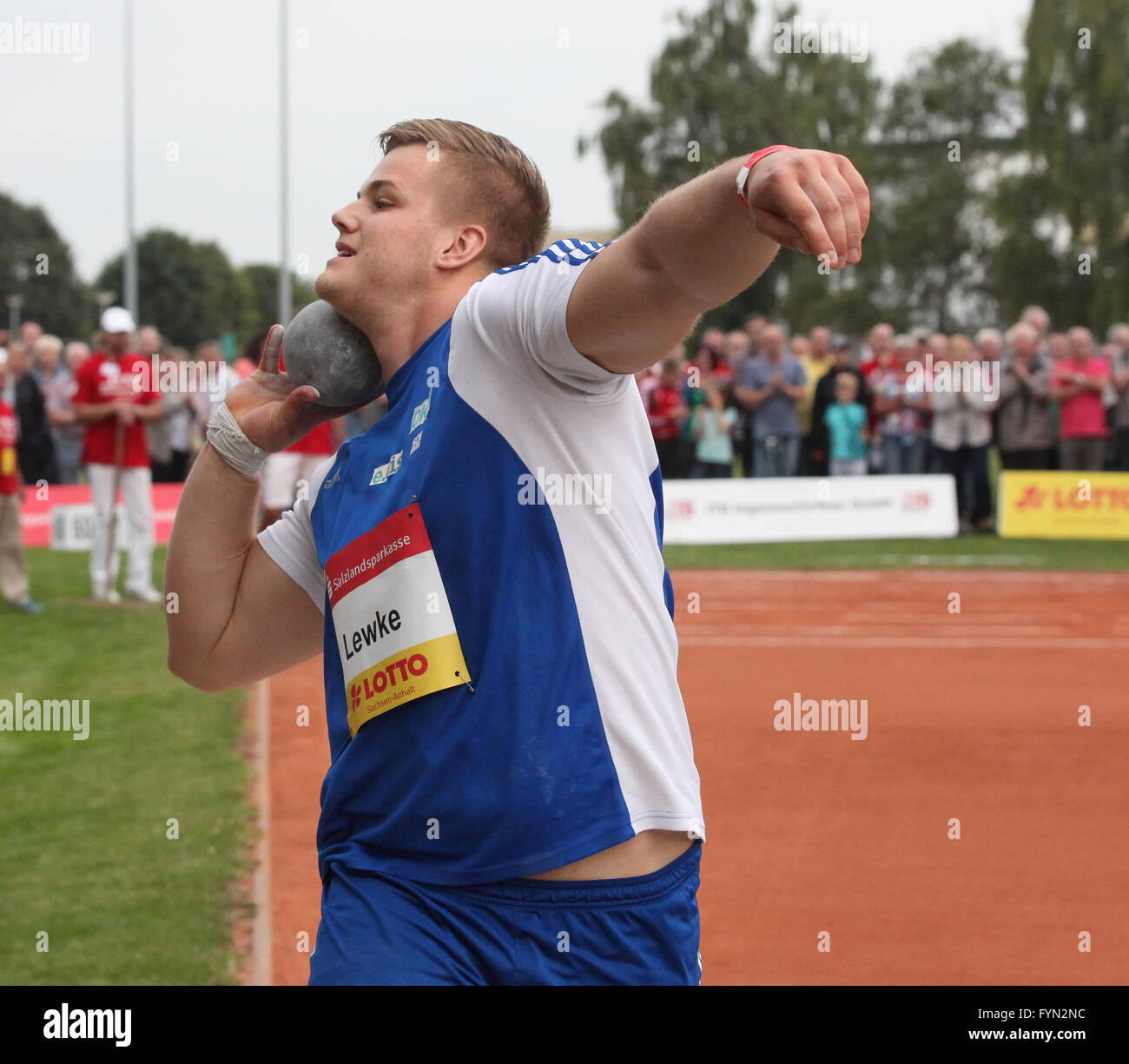 shot putter Denis Lewke Stock Photo - Alamy