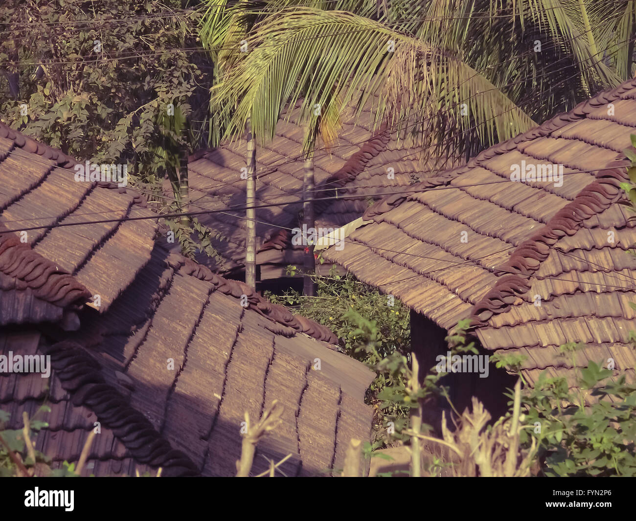 Sloping roof houses hi-res stock photography and images - Alamy