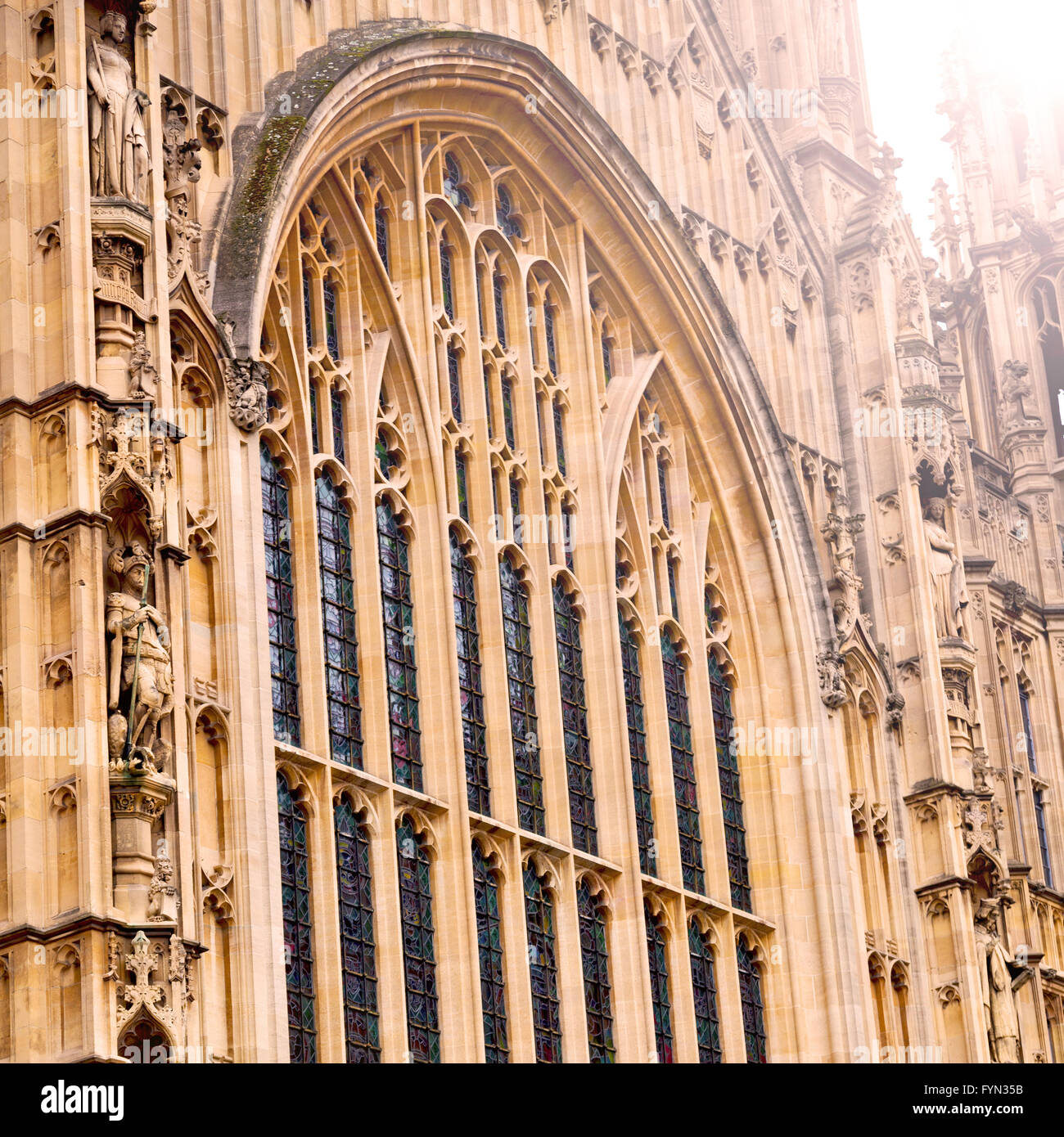 old in london historical parliament glass window structure and sky ...