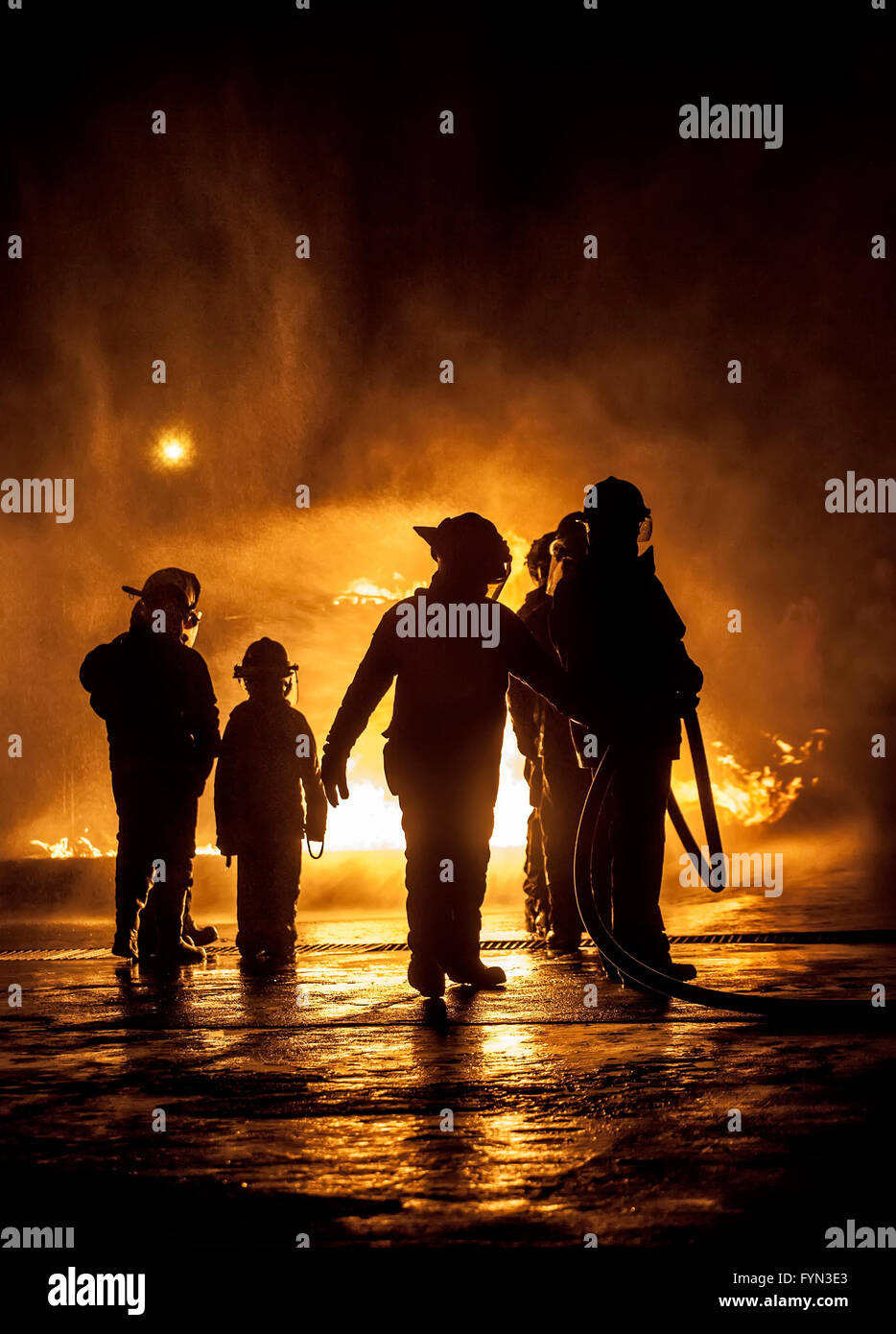 Firefighter rescue child hi-res stock photography and images - Alamy