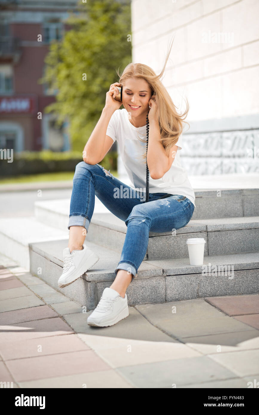 Music and fun Stock Photo - Alamy