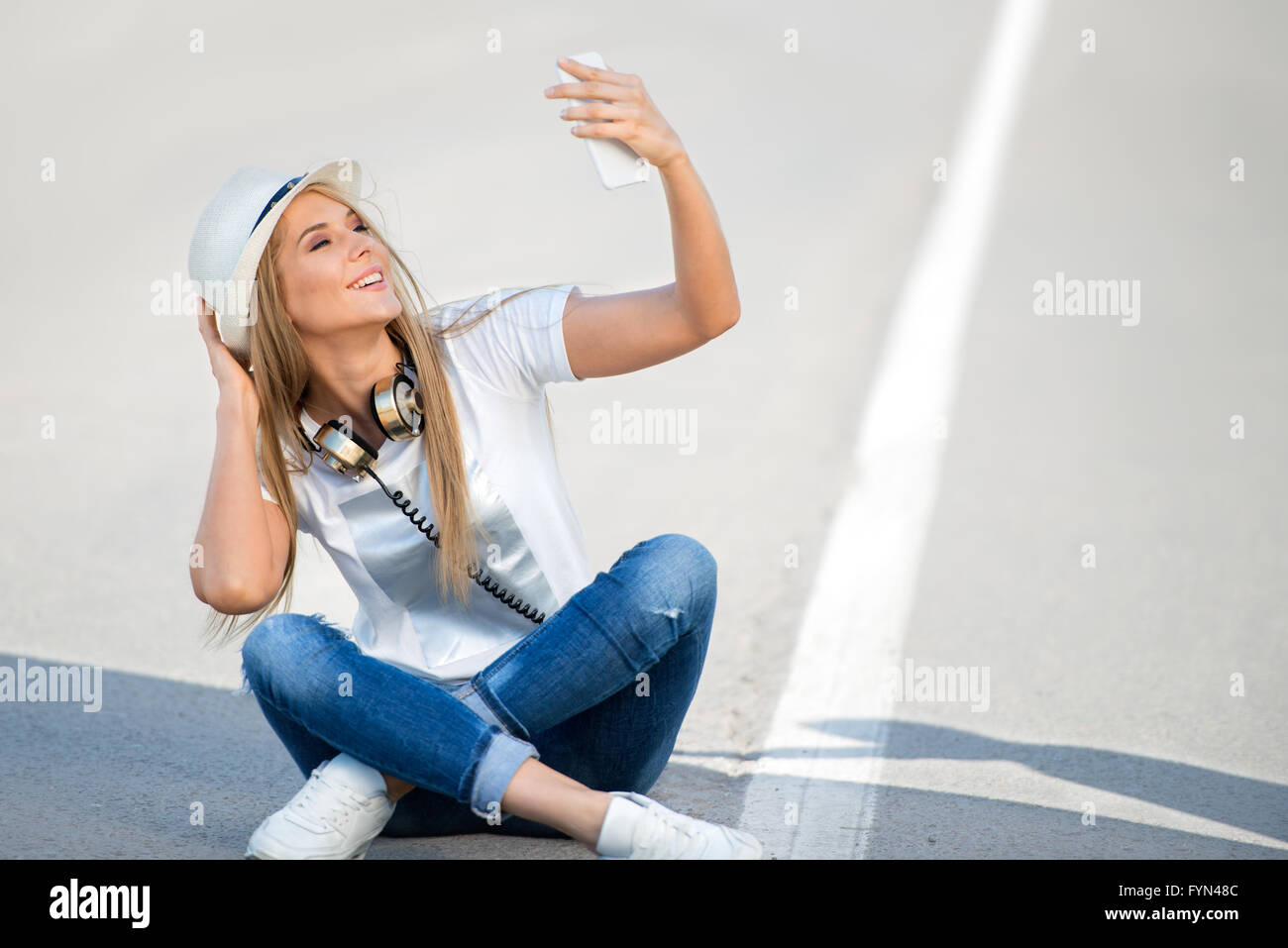 Pretty and smart Stock Photo - Alamy