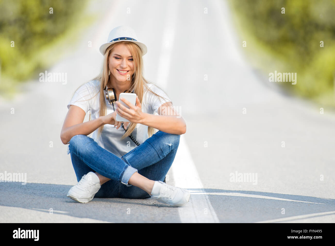 Pretty and smart Stock Photo - Alamy