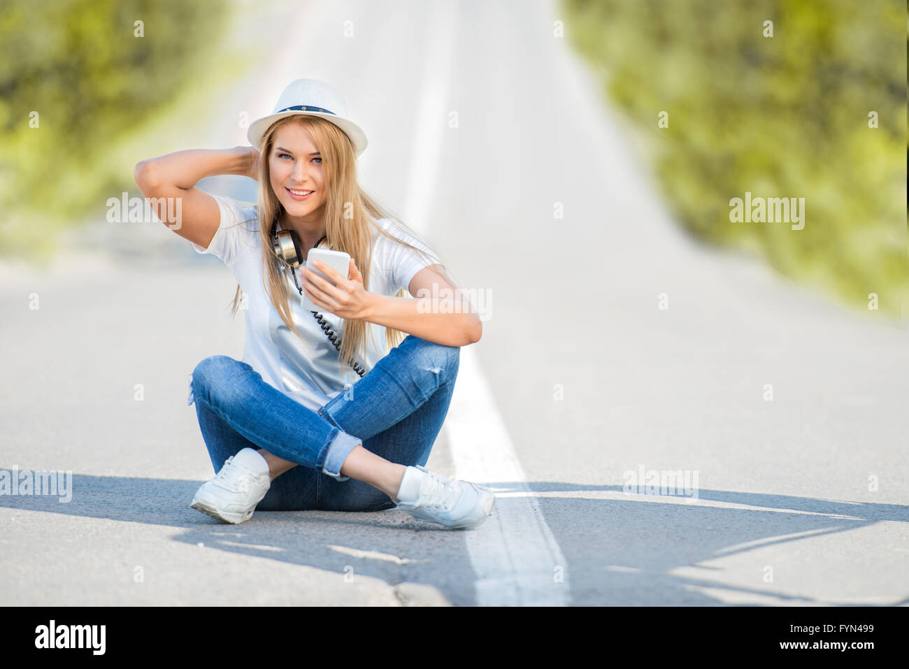 Pretty and smart Stock Photo - Alamy