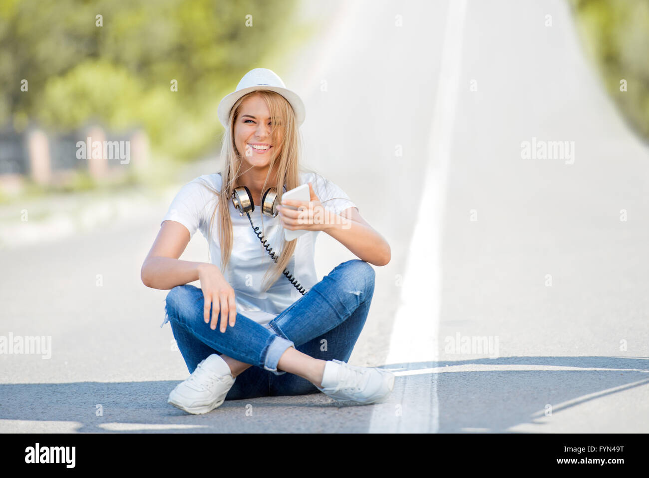Pretty and smart Stock Photo - Alamy