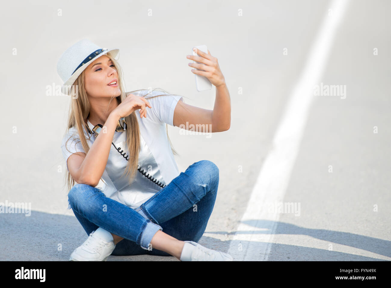 Pretty and smart Stock Photo - Alamy