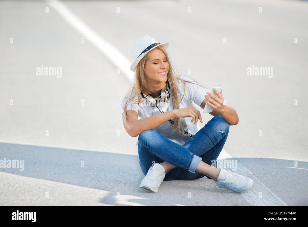 Pretty and smart Stock Photo - Alamy