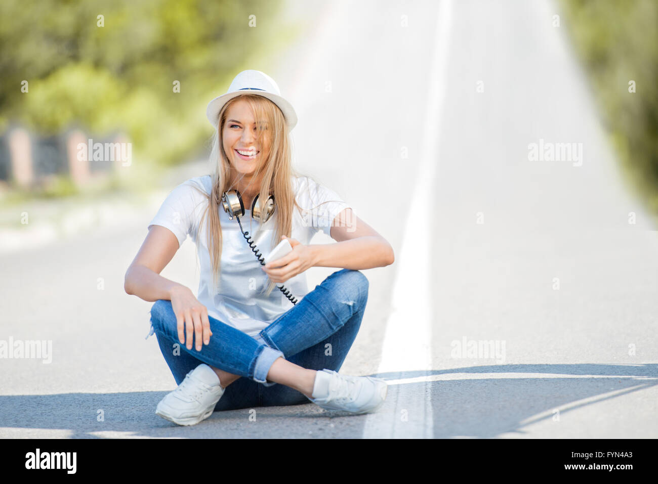 Pretty and smart Stock Photo - Alamy
