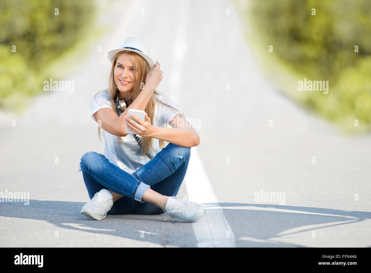 Pretty and smart Stock Photo - Alamy