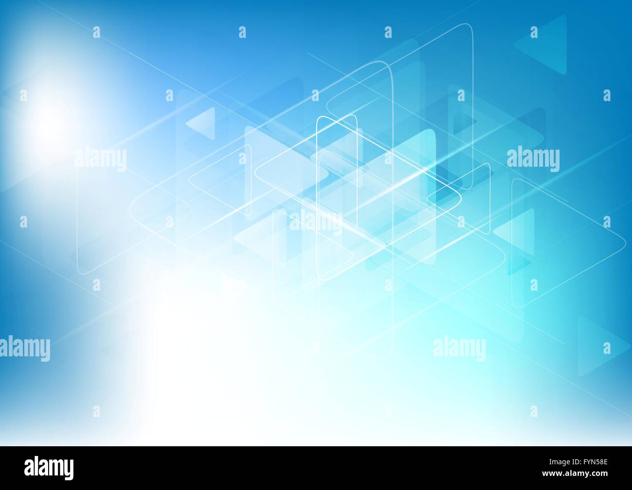 Blue white abstract technology background Stock Photo - Alamy