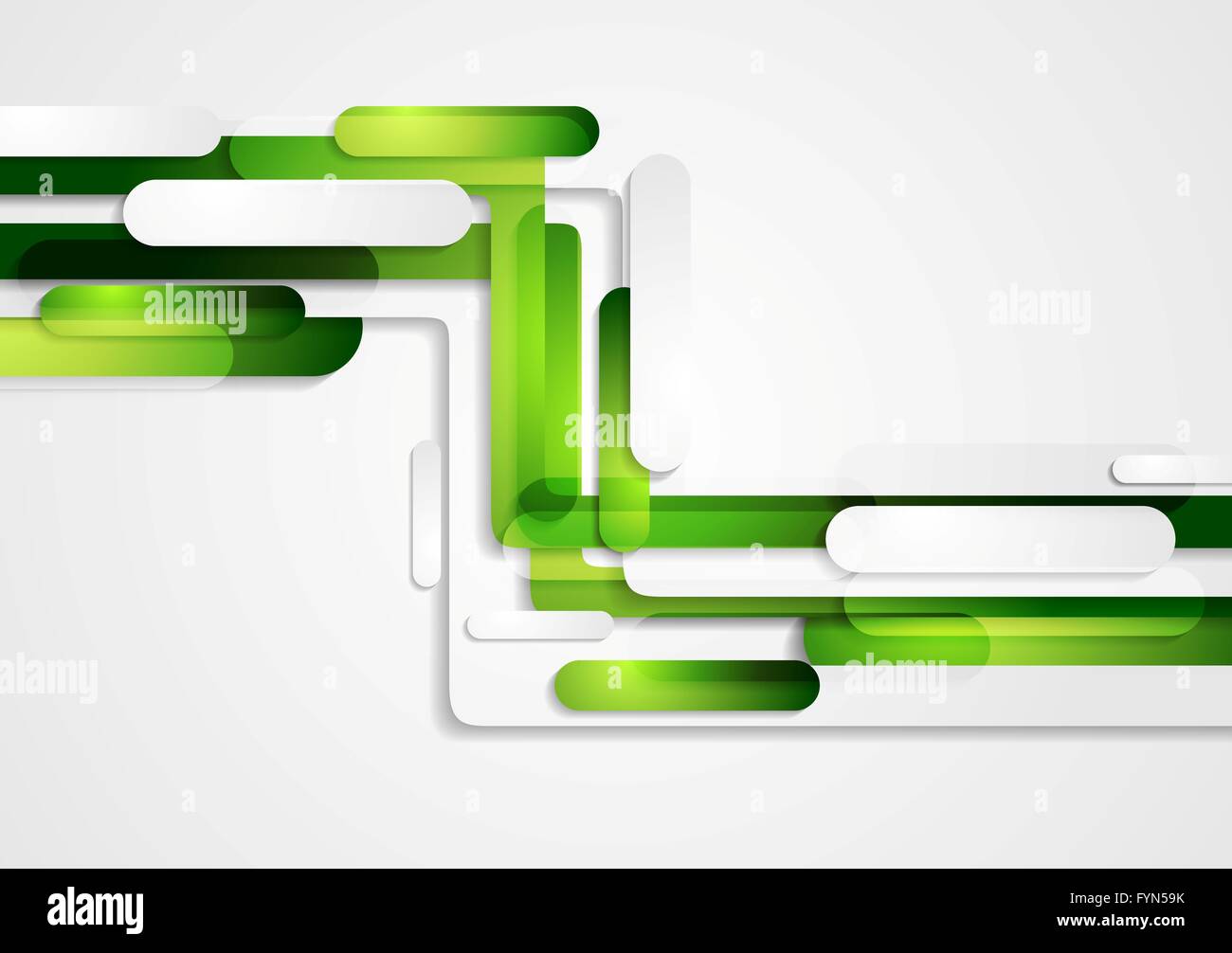 Abstract green geometric corporate tech background Stock Photo - Alamy