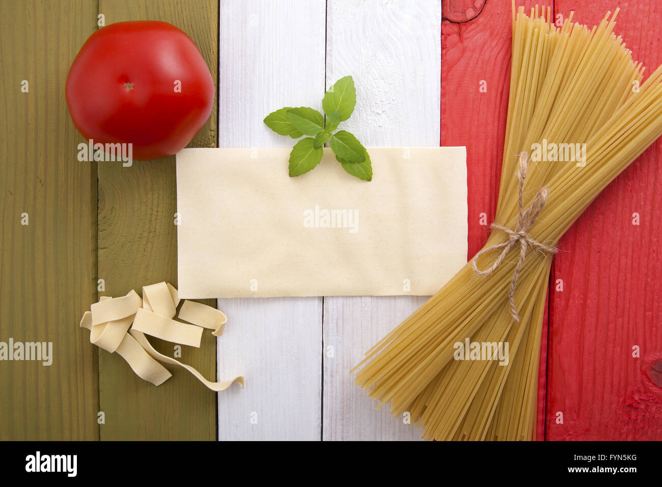Italian flag food hi-res stock photography and images - Alamy