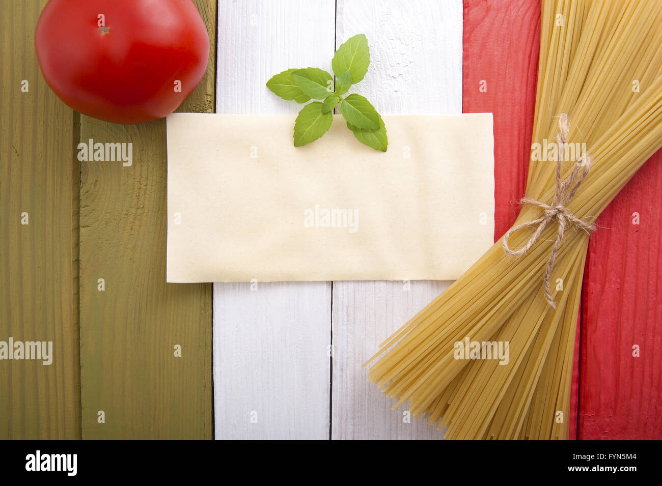 Italian flag food hi-res stock photography and images - Alamy
