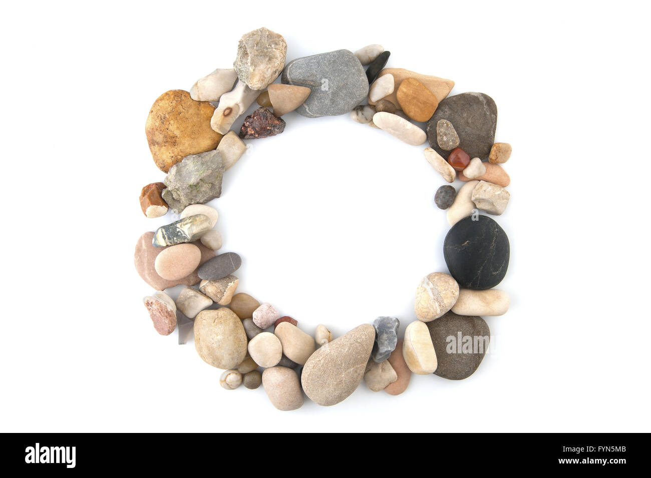 The circle of stones Stock Photo - Alamy