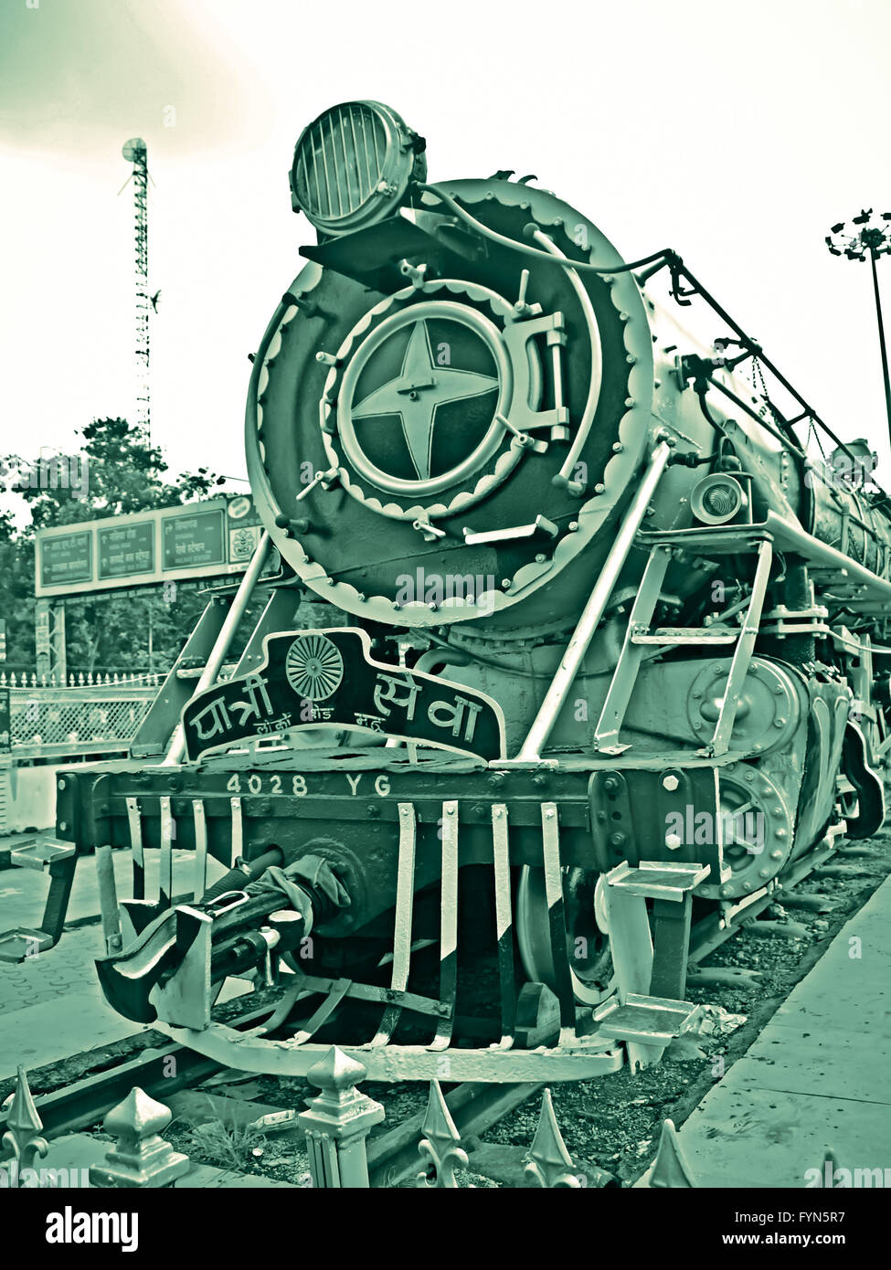 Vintage steam train pattern hi-res stock photography and images - Alamy