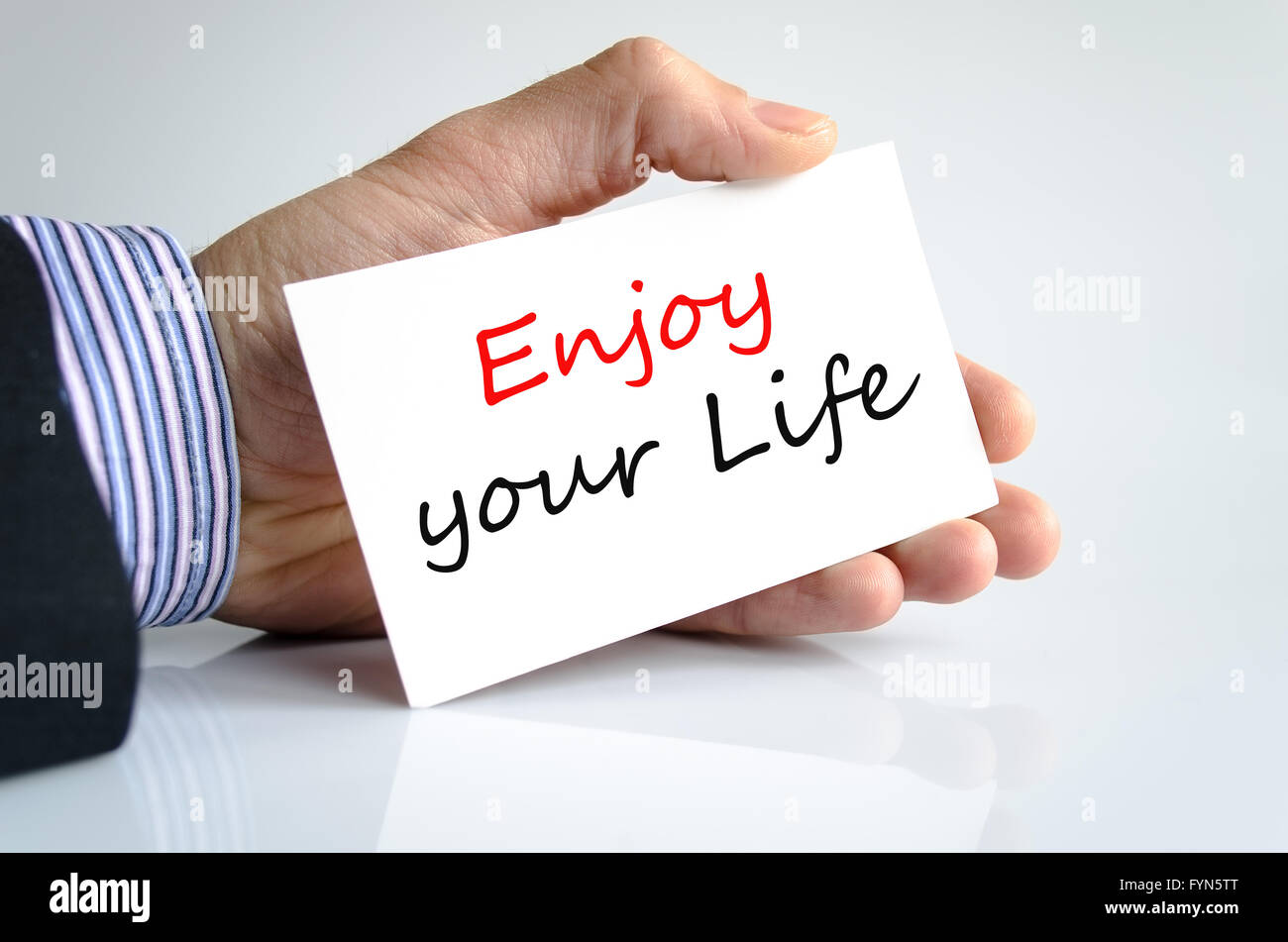 Enjoy your life Text Concept Stock Photo - Alamy Enjoy your life Text Concept Stock Photo - Alamy