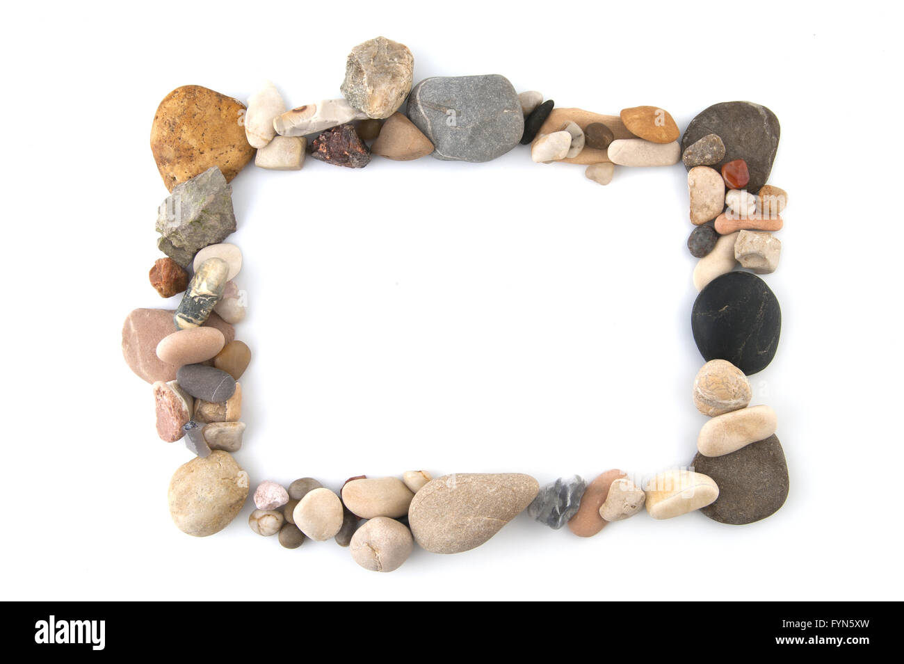 Frame made of stones Stock Photo - Alamy