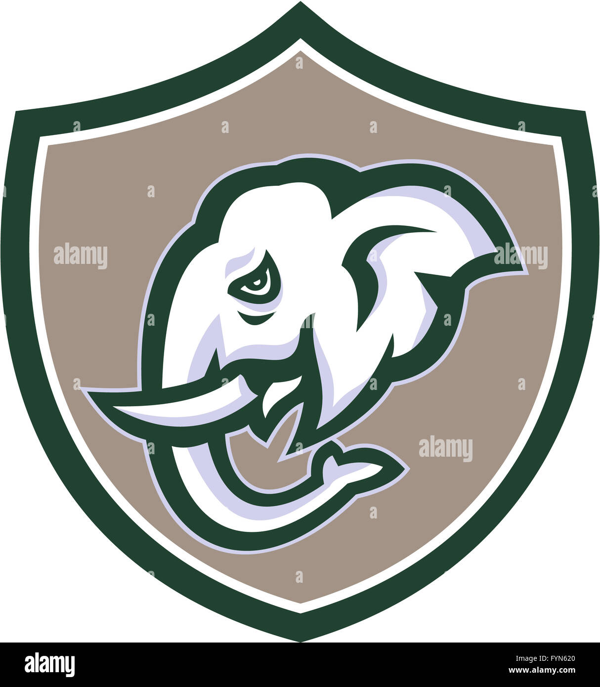 Elephant crest hi-res stock photography and images - Alamy