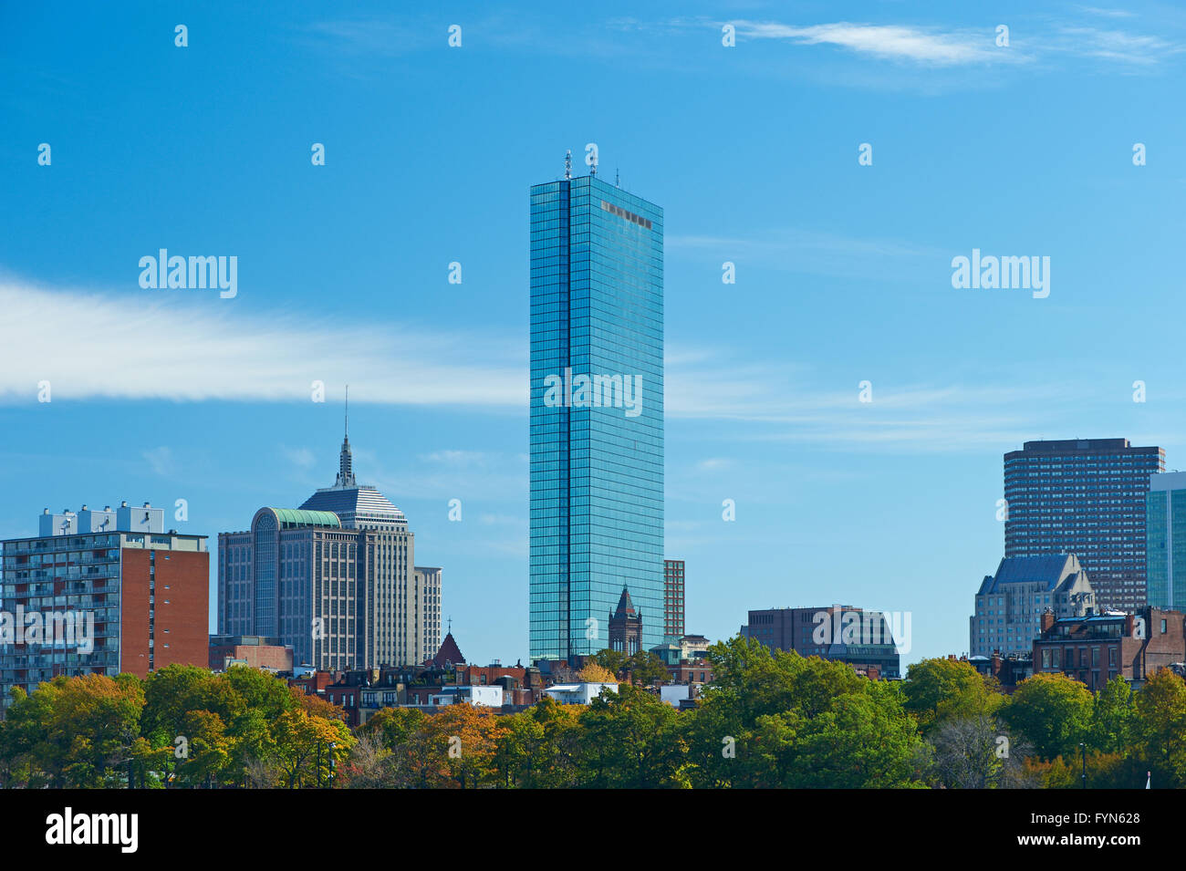 Back bay harvard bridge hi-res stock photography and images - Alamy