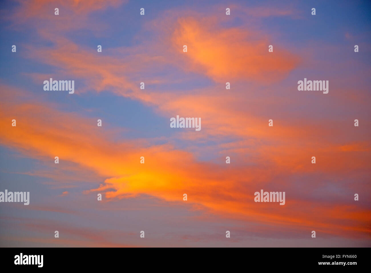 the sunrise in colored sky white Stock Photo - Alamy