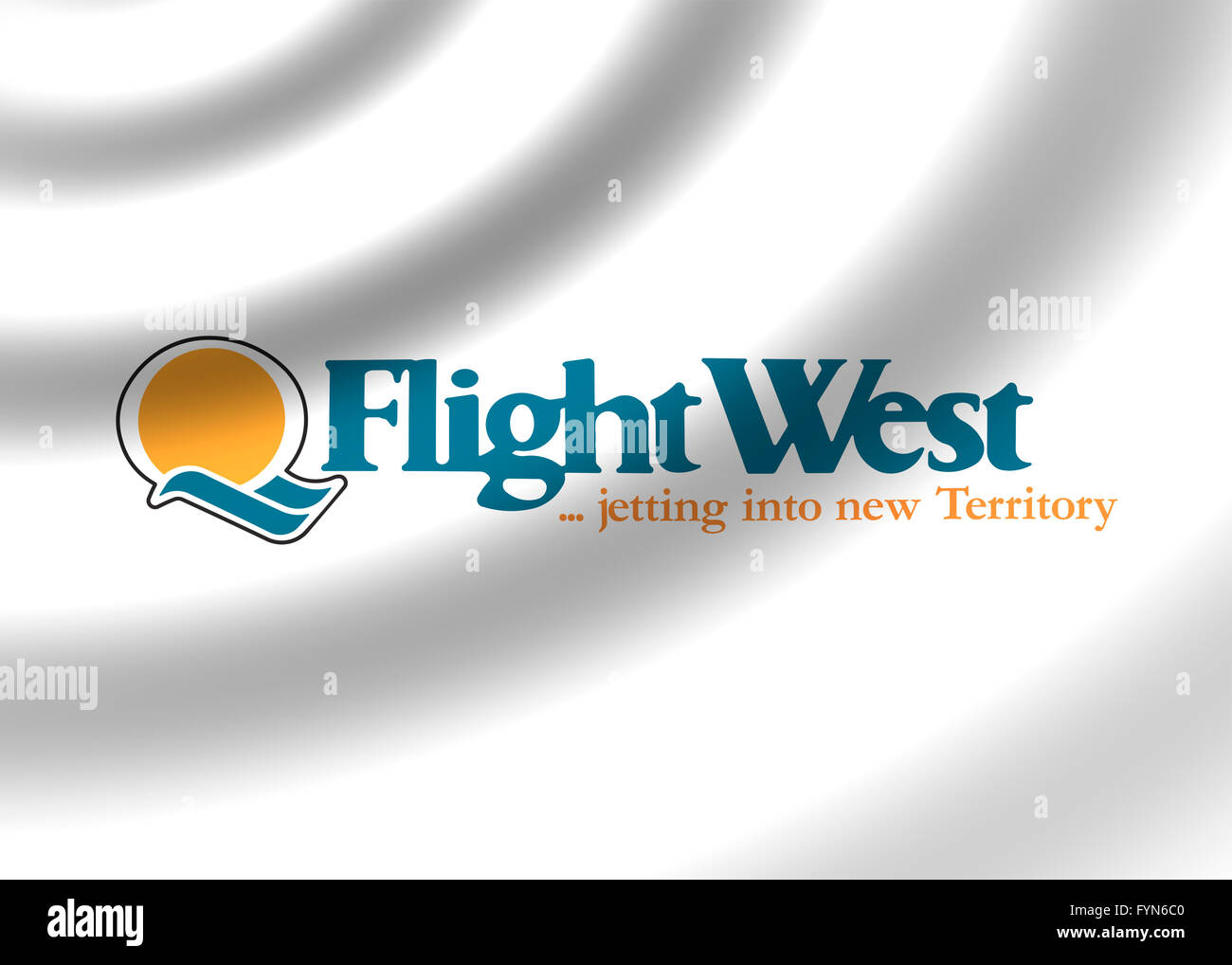 Flight West Airlines logo Stock Photo - Alamy