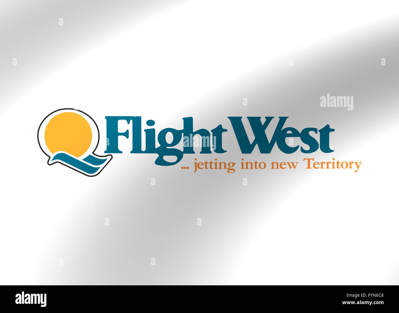 Flight West Airlines logo Stock Photo - Alamy
