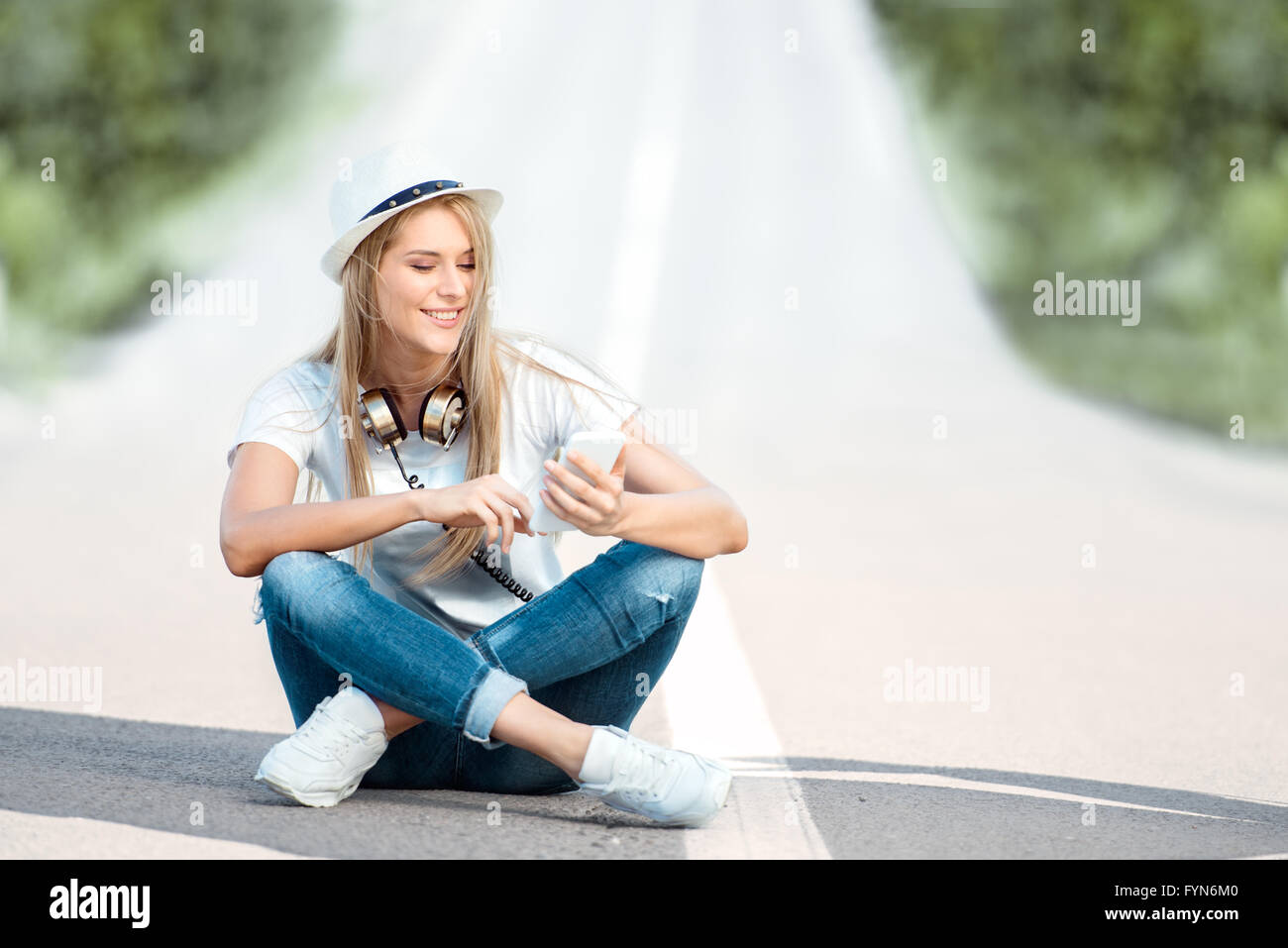 Pretty and smart Stock Photo - Alamy