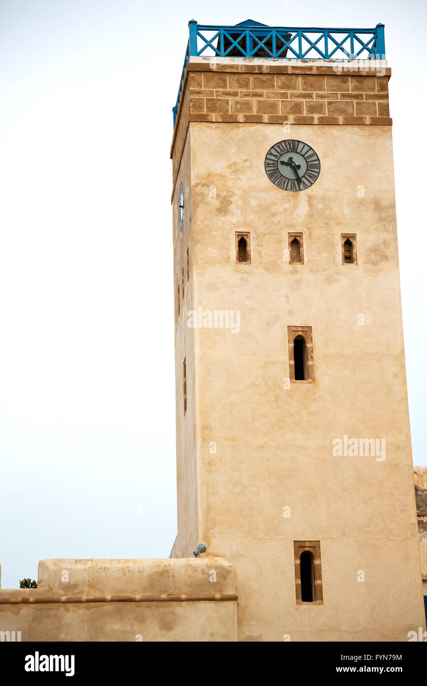 old brick tower in morocco the sky Stock Photo - Alamy