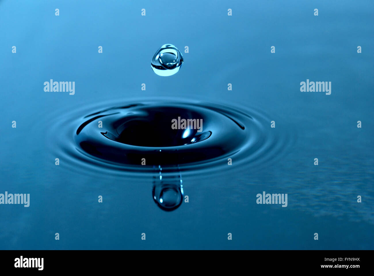 water drops are falling down Stock Photo - Alamy