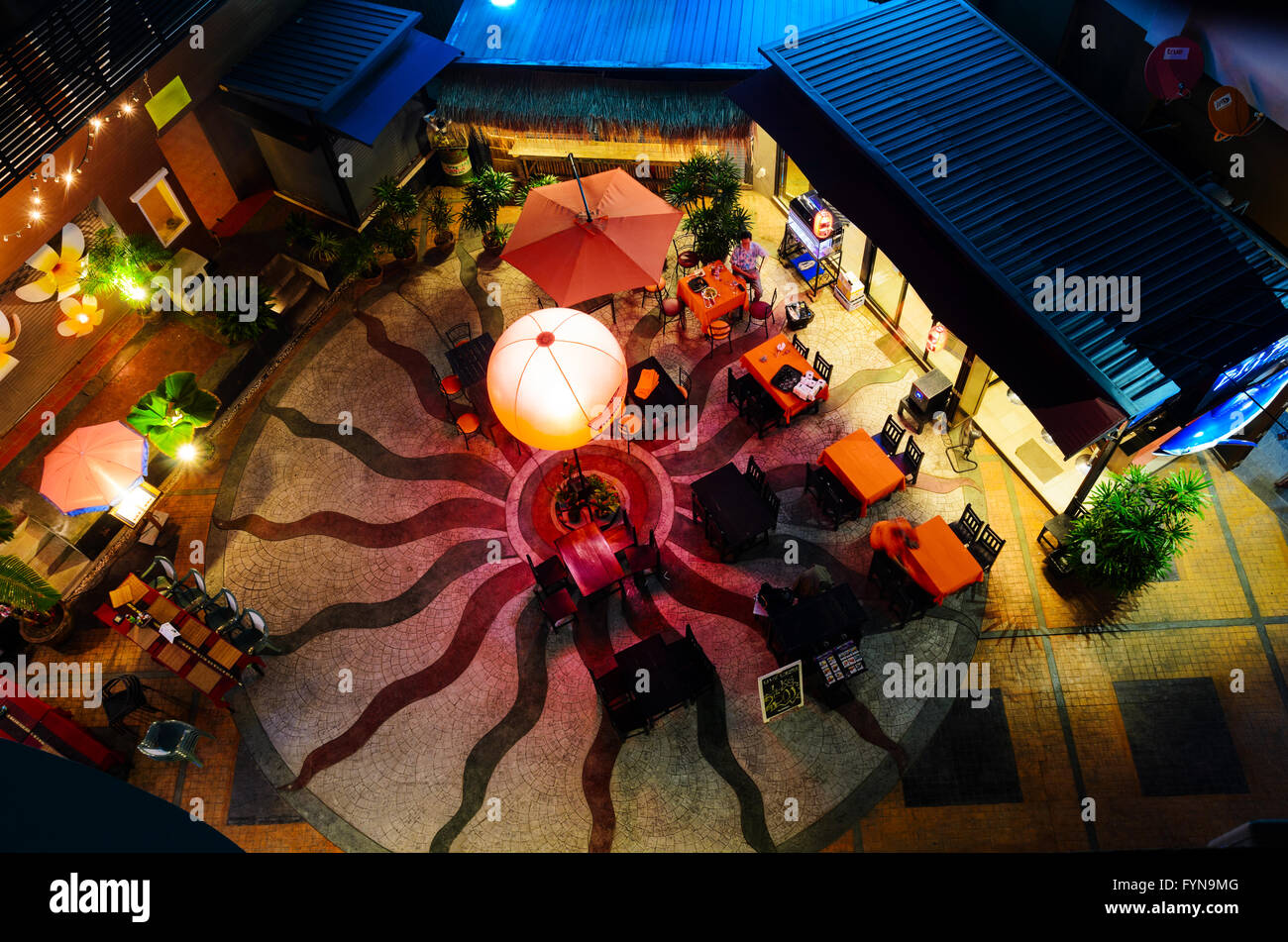 top view of cafe Stock Photo - Alamy