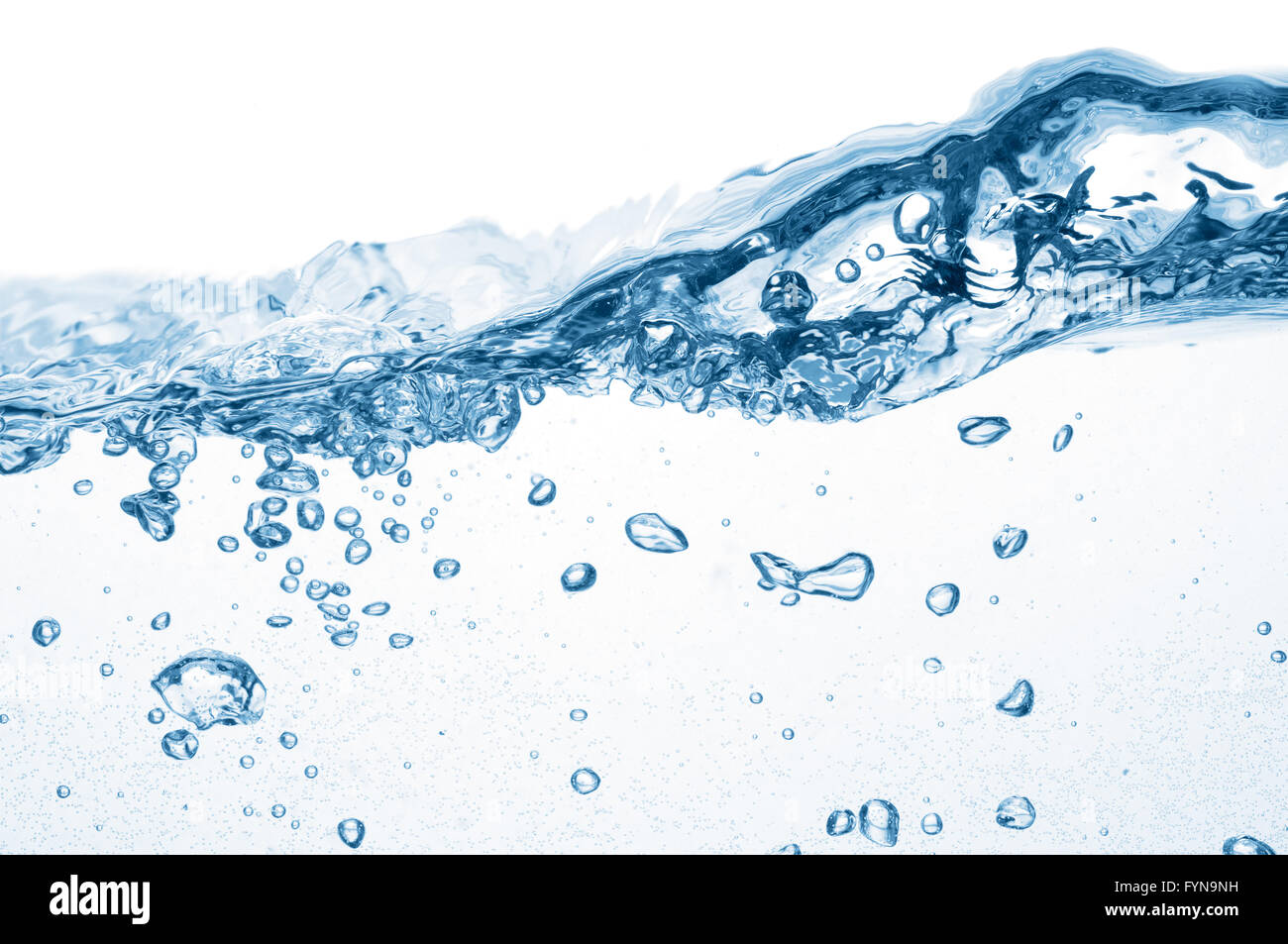 closeup of water waves isolated on white Stock Photo - Alamy