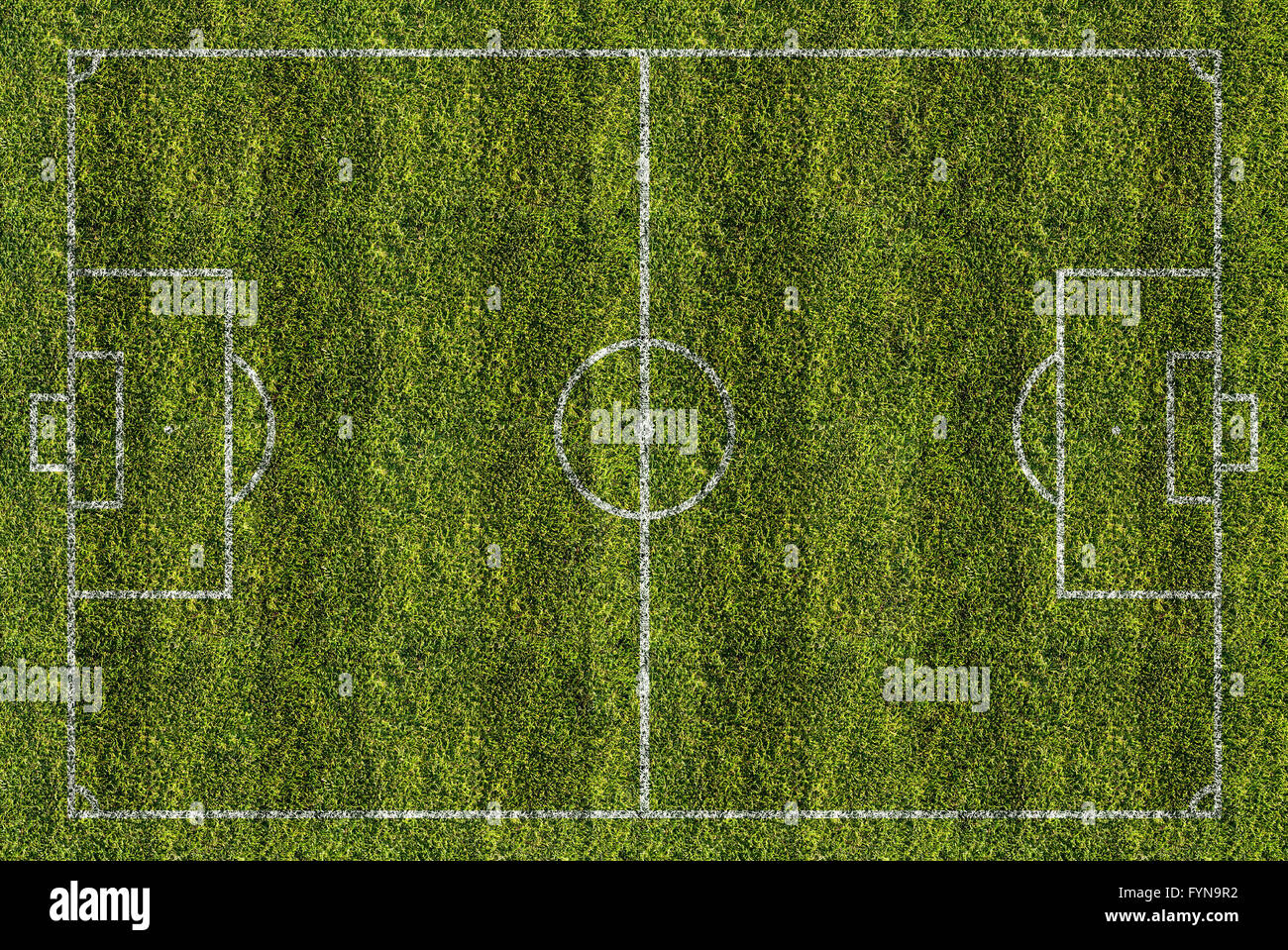 Football field top view markings hi-res stock photography and images ...