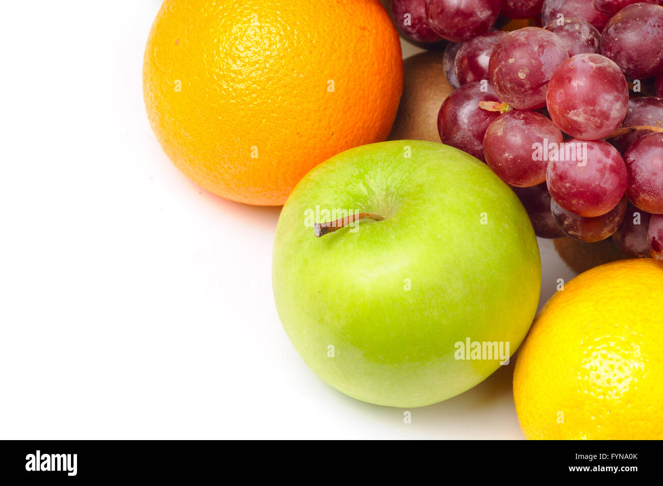 fruits isolated on white Stock Photo - Alamy