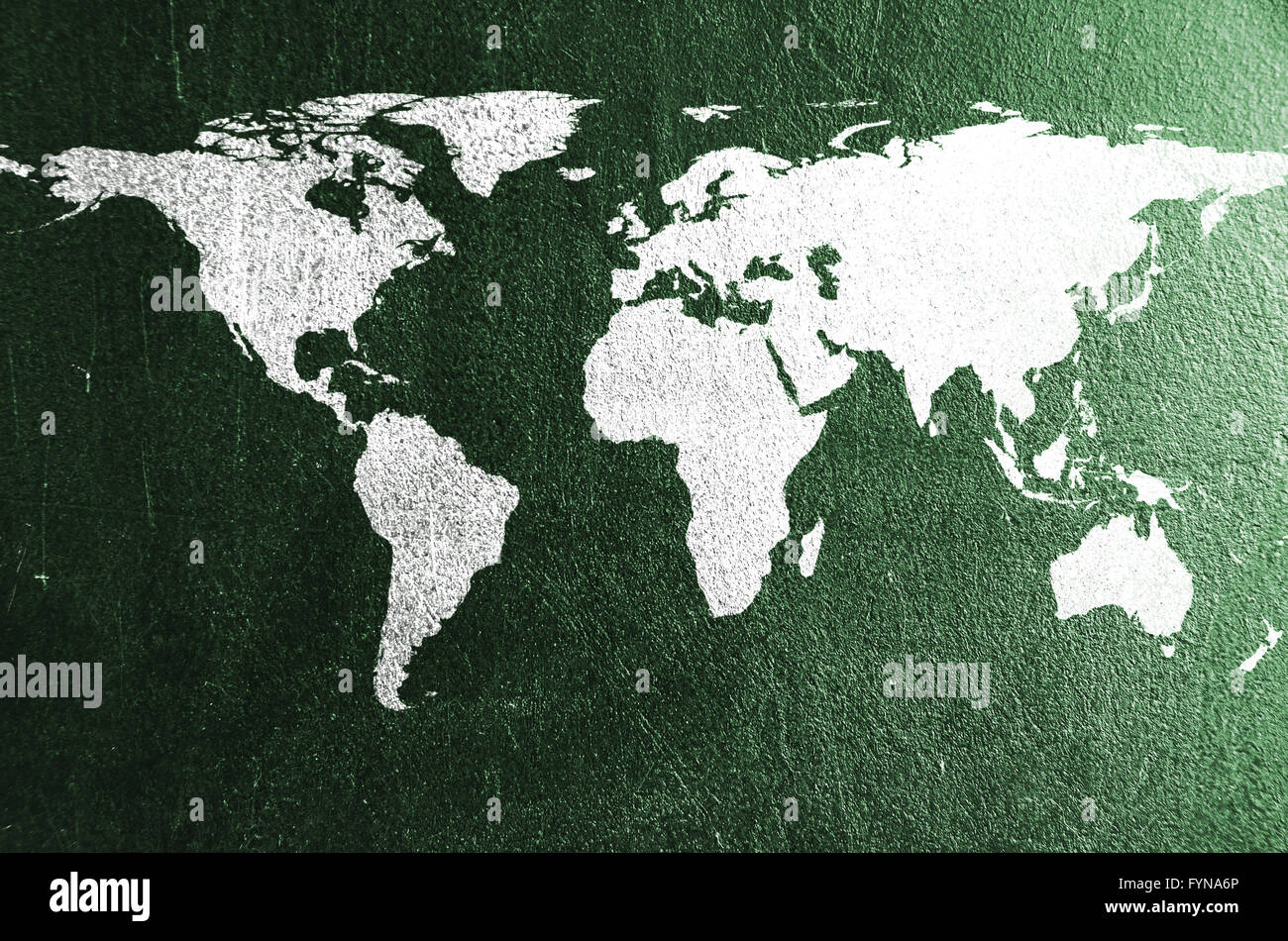 World map silhouette surface hi-res stock photography and images - Alamy