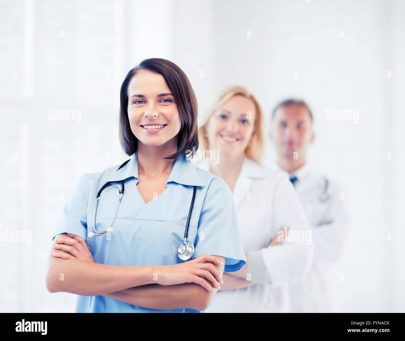 Teamwork healtcare workers hi-res stock photography and images - Alamy