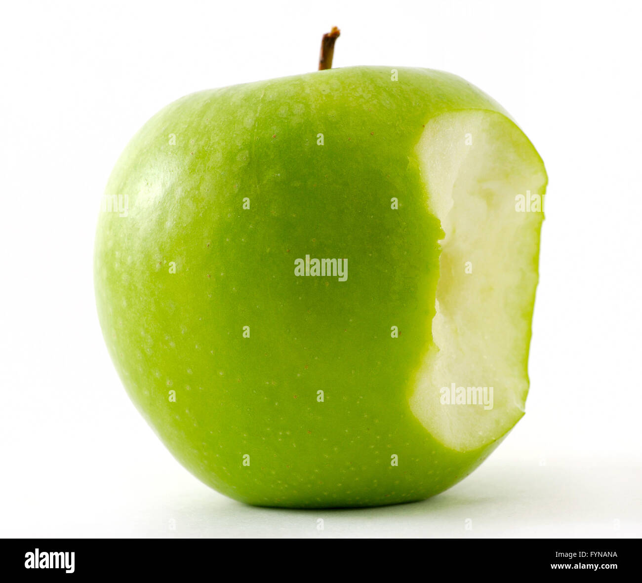 Healthy green bitten isolated eat hi-res stock photography and images ...