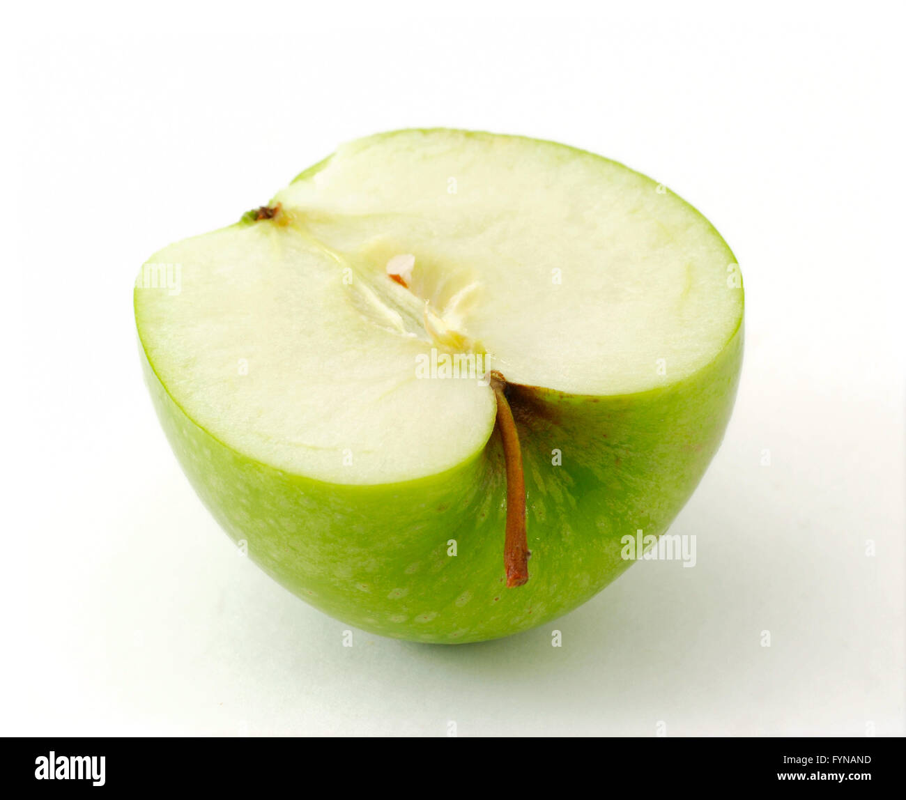 half green apple Stock Photo - Alamy