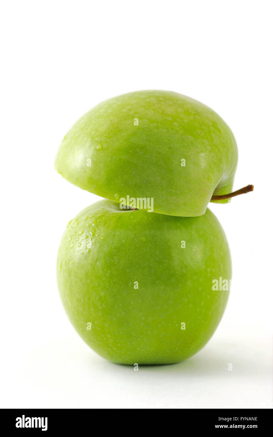 One half apple whole hi-res stock photography and images - Alamy