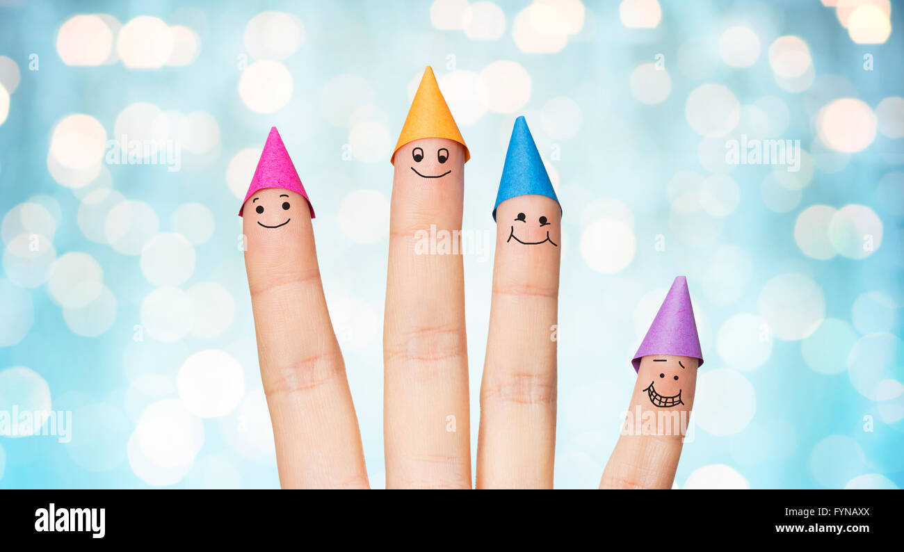 Four fingers up hi-res stock photography and images - Alamy