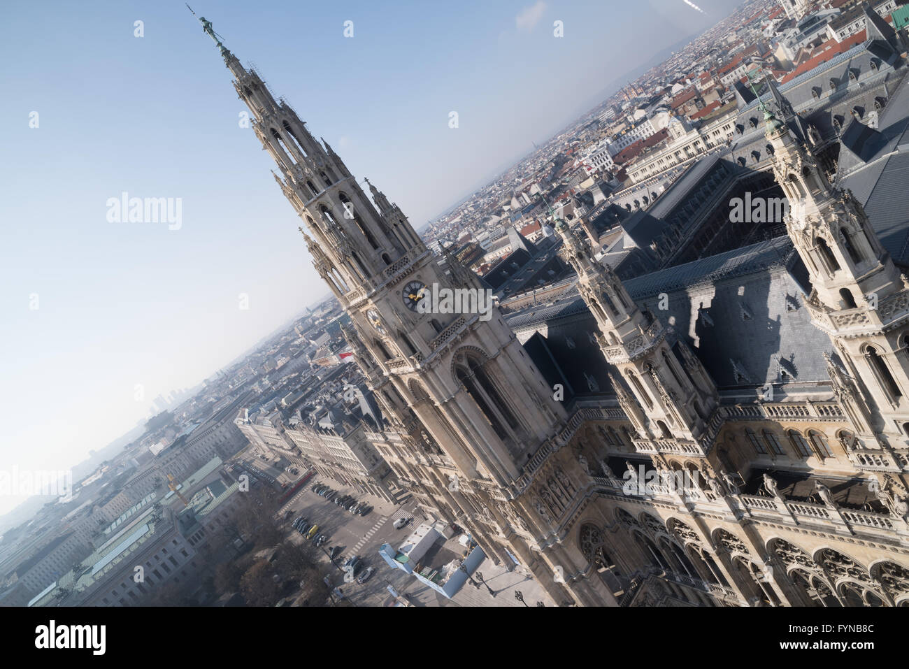 Rathaus Wien, Town Hall Vienna, Eistraum, Ice Ring Stock Photo - Alamy
