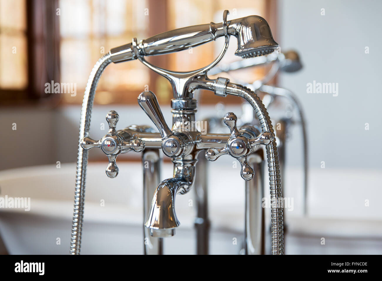 Shower tap hi-res stock photography and images - Alamy